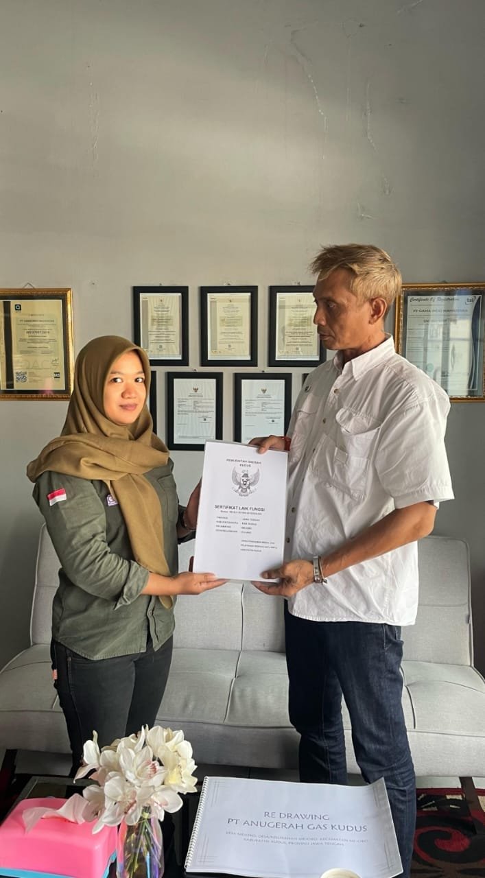 Penyerahan Hasil Project | PT. GIM Jasa Konsultan SLF Terpercaya